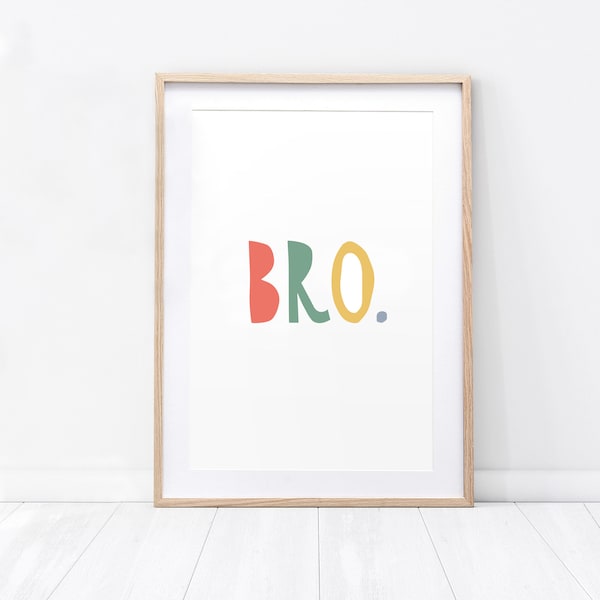 Bro Print - Etsy Canada