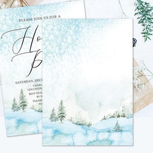 Editable Christmas Party Invitation Holiday Invitation Printable ...