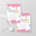 Donut Birthday Invitation Donut Girl Birthday Invite Donut Party ...