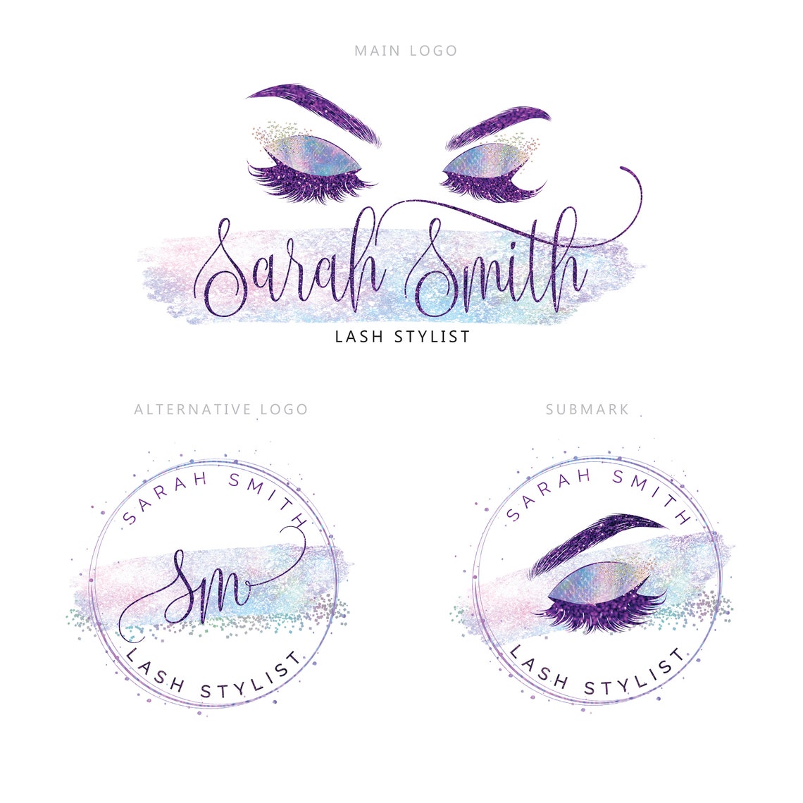 Holographic Lash Logo Neon Lash Logo Neon Logo Lash Logo - Etsy