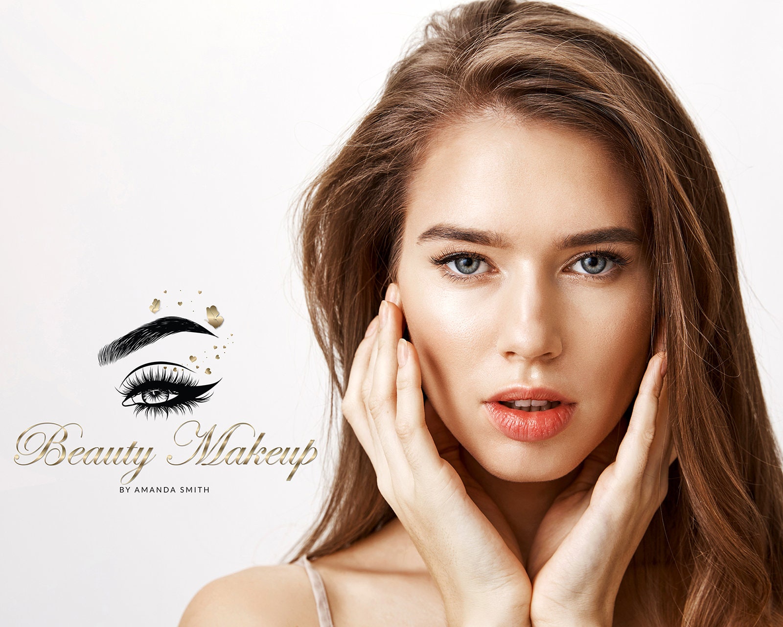 Gold Lashes Logo Design Butterfly Lash Logo Design Eyelash - Etsy