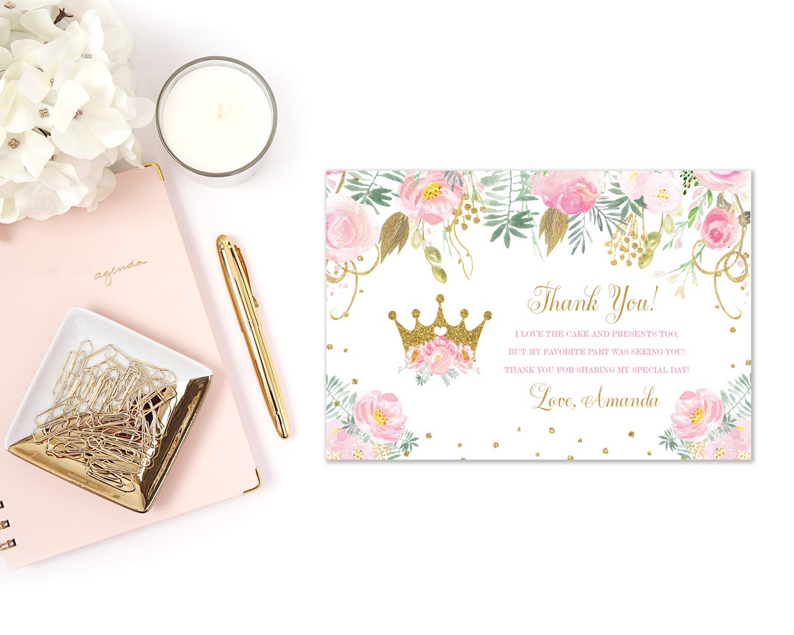 Editable Crown Birthday Invitation Princess Birthday Invite - Etsy