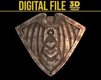 Soldier Boy Shield PRINT-READY PDF Template W/ Guides - the Boys ...