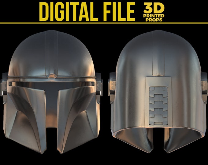 The Warden: 3D Printable Helmet Inspired by the Mandalorian - Etsy