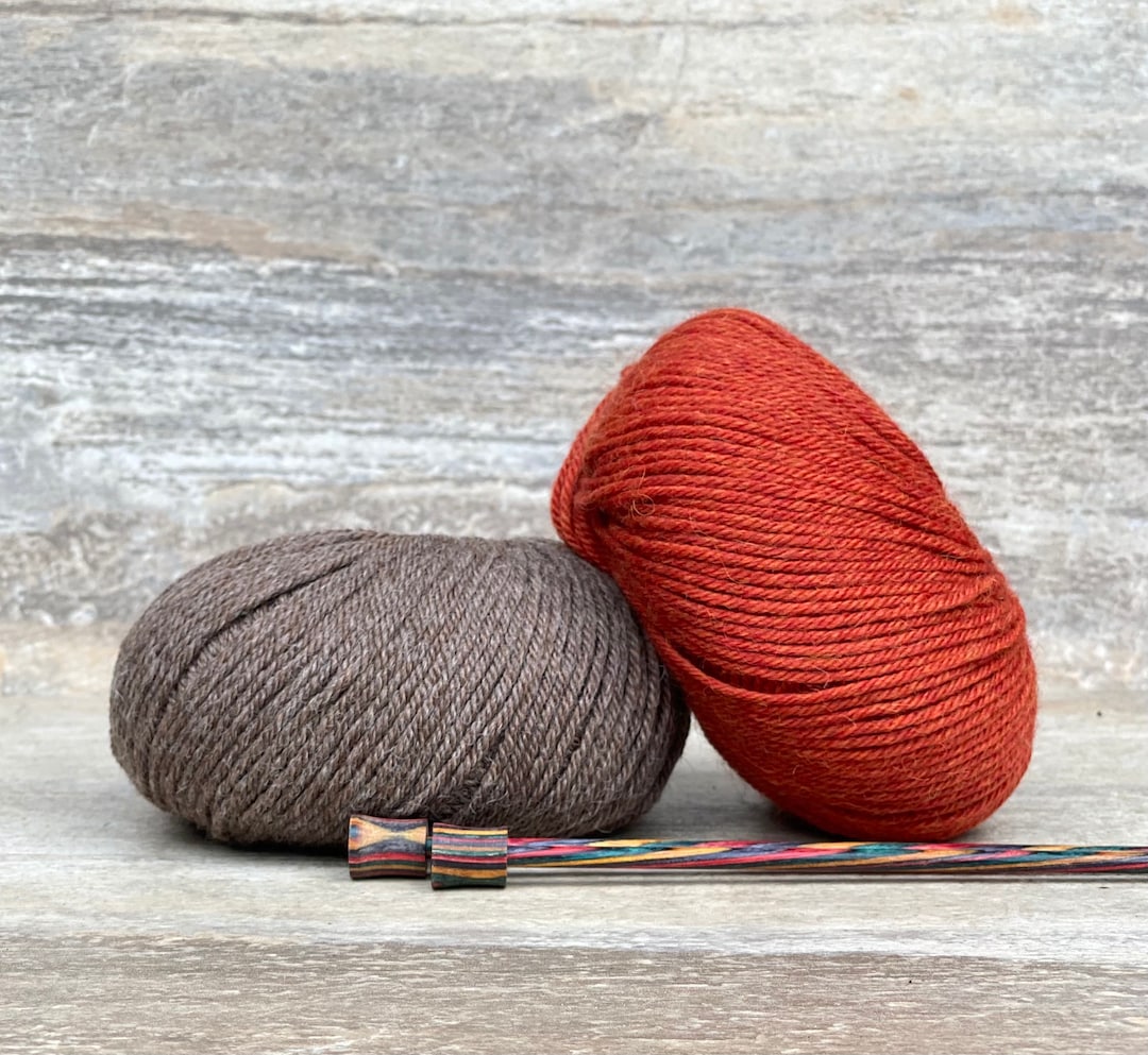 Brown Baby Alpaca Yarn – INDIECITA DK Soft Peruvian Yarn for Knitting ...