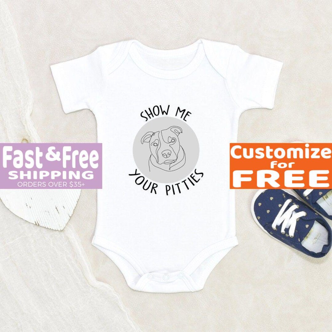 Funny Baby Clothes Show Your Pitties Baby Onesie® Pregnancy ...