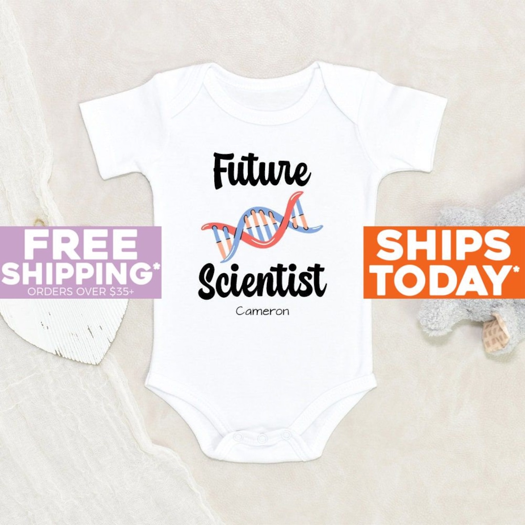 Smart Baby Onesie® Soonest Scientist Personalized Baby Onesie® - Etsy