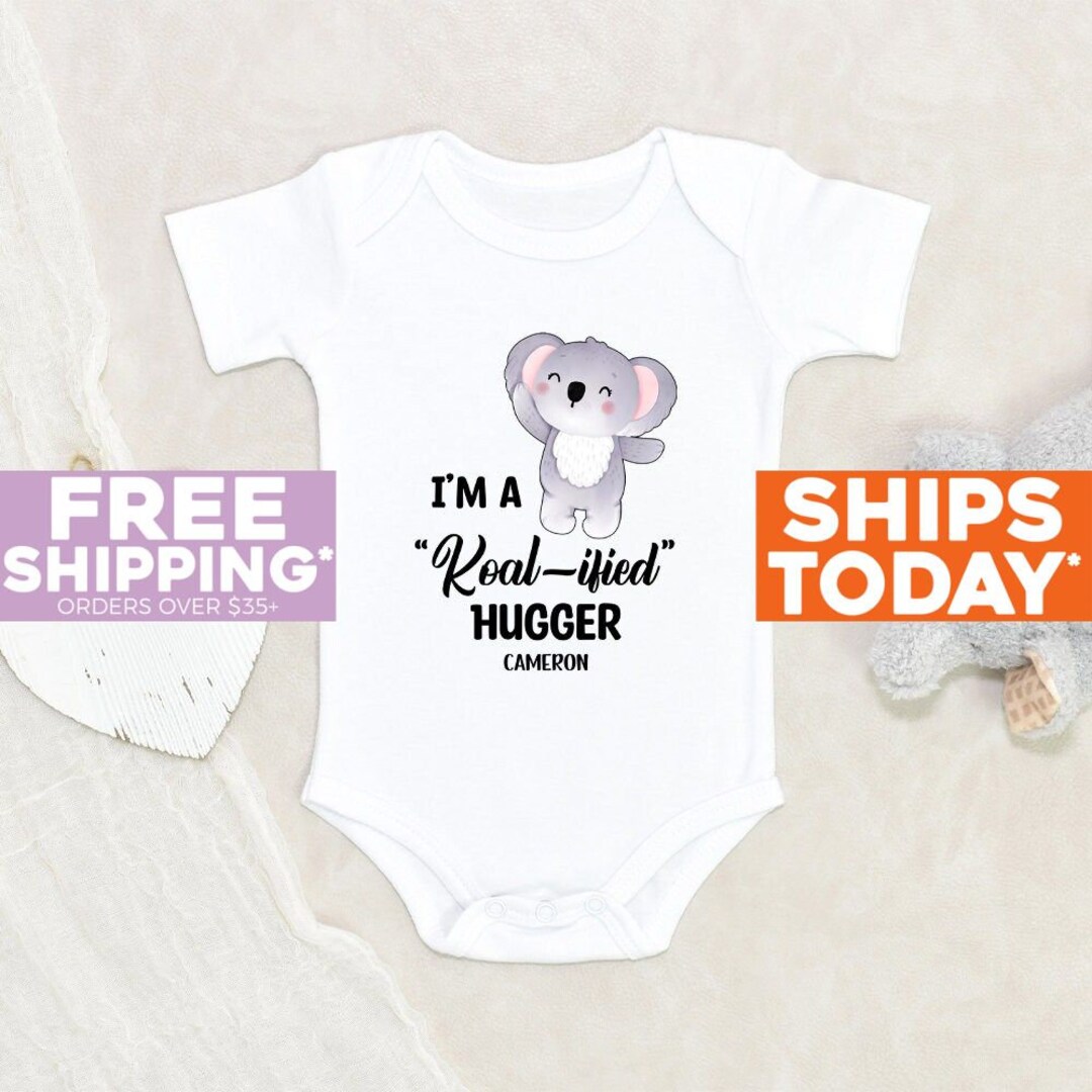 Cute Koalas Baby Onesie® I'm A Koalified Huggers Personalized Baby ...