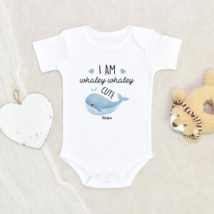 Whale Baby Onesie® I'm Whale Whale Cute Personalized Baby Onesie ...
