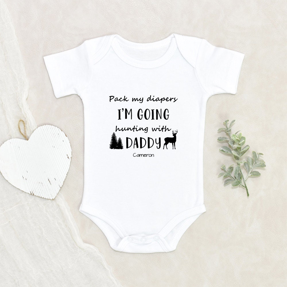 Funny Saying Baby Onesie® Pack My Diapers I'm Going - Etsy