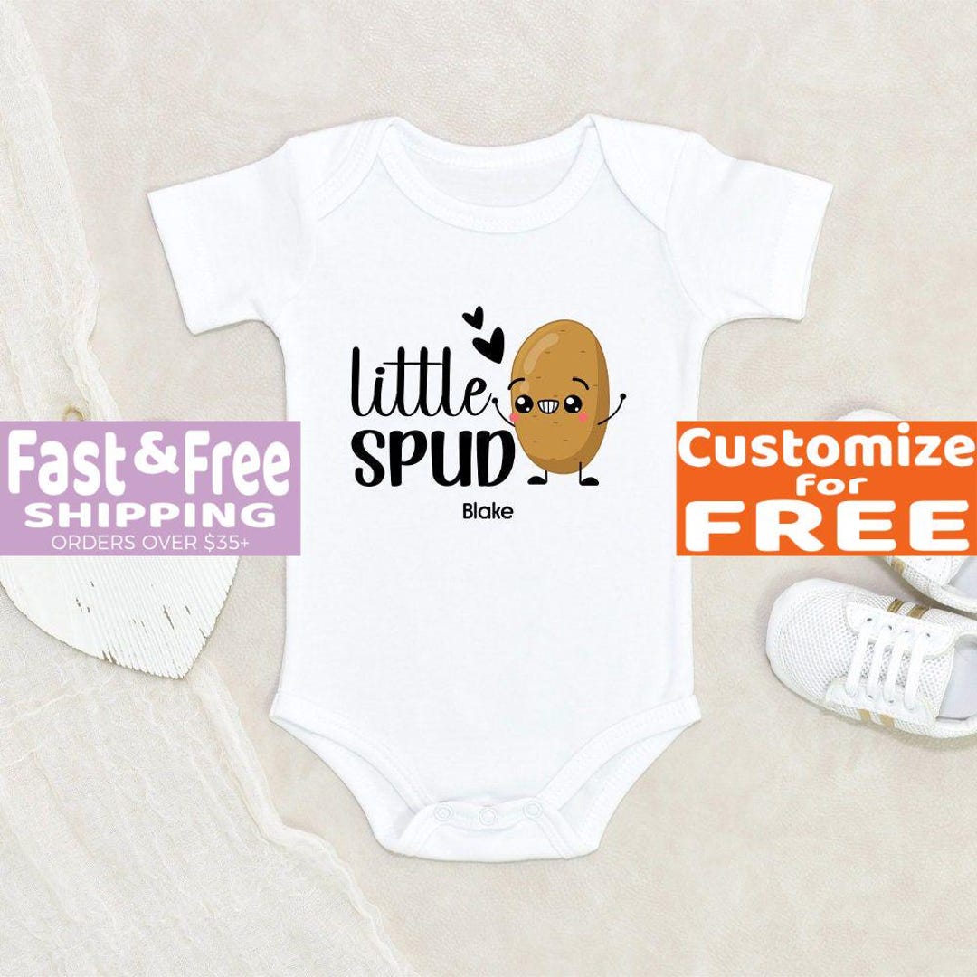 Little Spud Baby Onesie: Personalized Potato Baby Clothes - Etsy