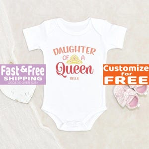 Cute Baby Onesie® Queen's Lil Girl Personalized Baby Onesie® Baby ...