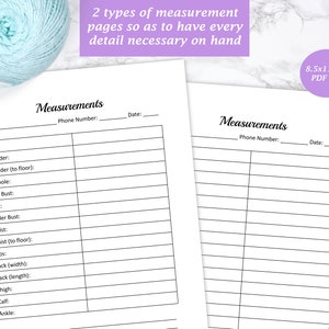 Sewing Planner Printable, Sewing Notebook, Seamstress Journal, Project ...