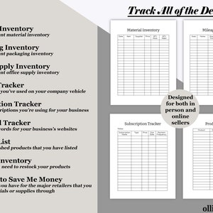Planner for Entrepreneurs, Printable Business Planner, Business Plan ...