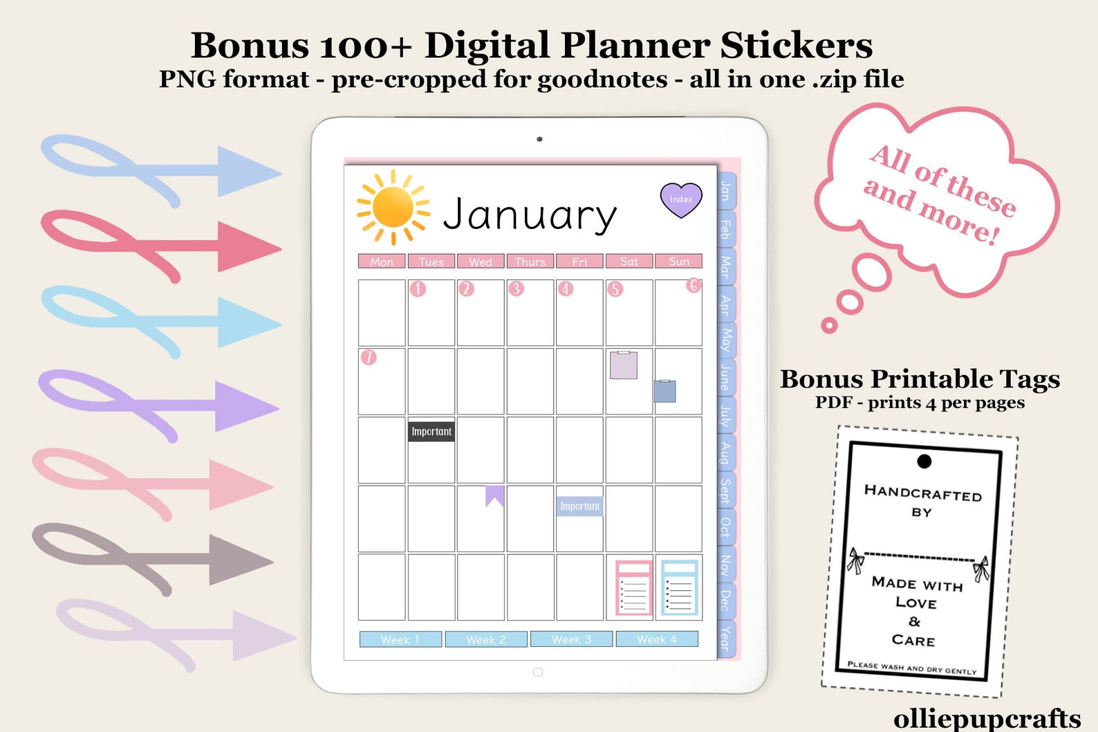 Planner for Creatives, Craft Journal, Digital Craft Planner, Project ...