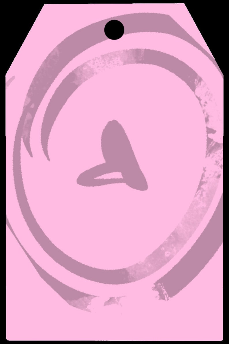 Printable Tag Template Pink, DIY Tags, Tags Blank, Hang Tags Template ...