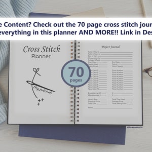 Cross Stitch Planner, Cross Stitch Journal Printable, Project Planner ...