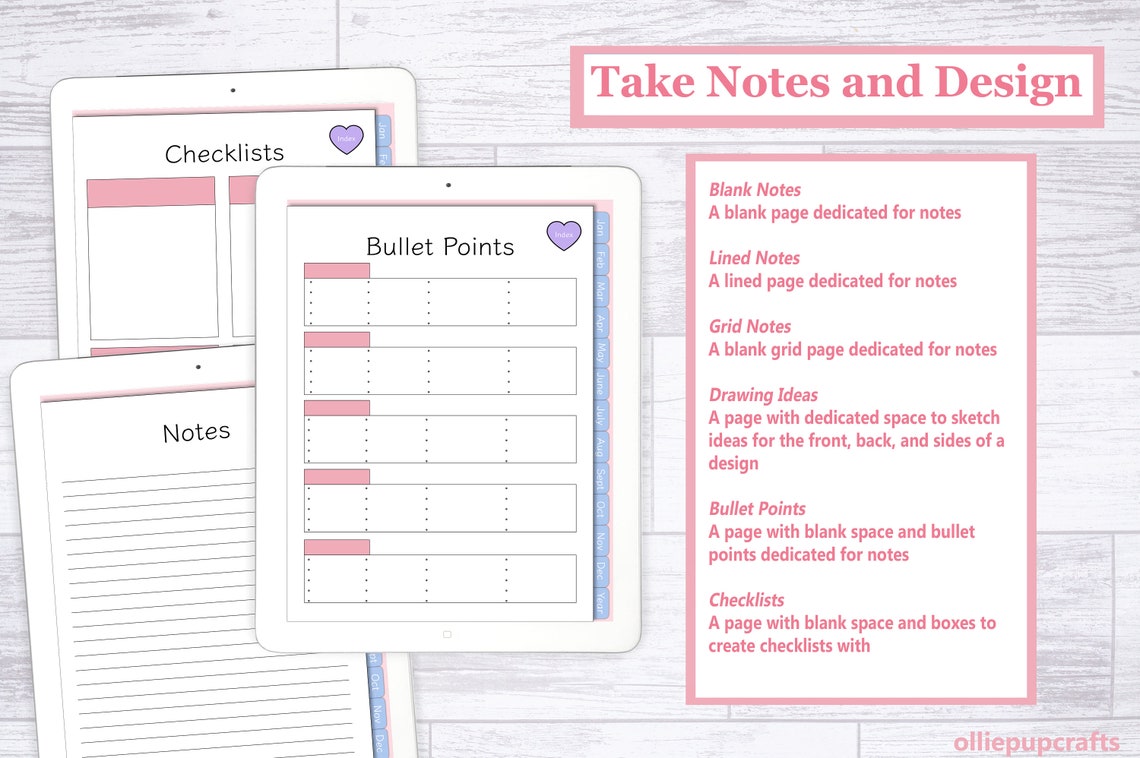 Planner for Creatives Craft Journal Digital Craft Planner - Etsy