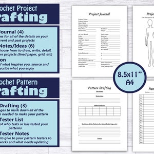 Crochet Planner, Printable Crochet Journal, Crochet Project Planner ...