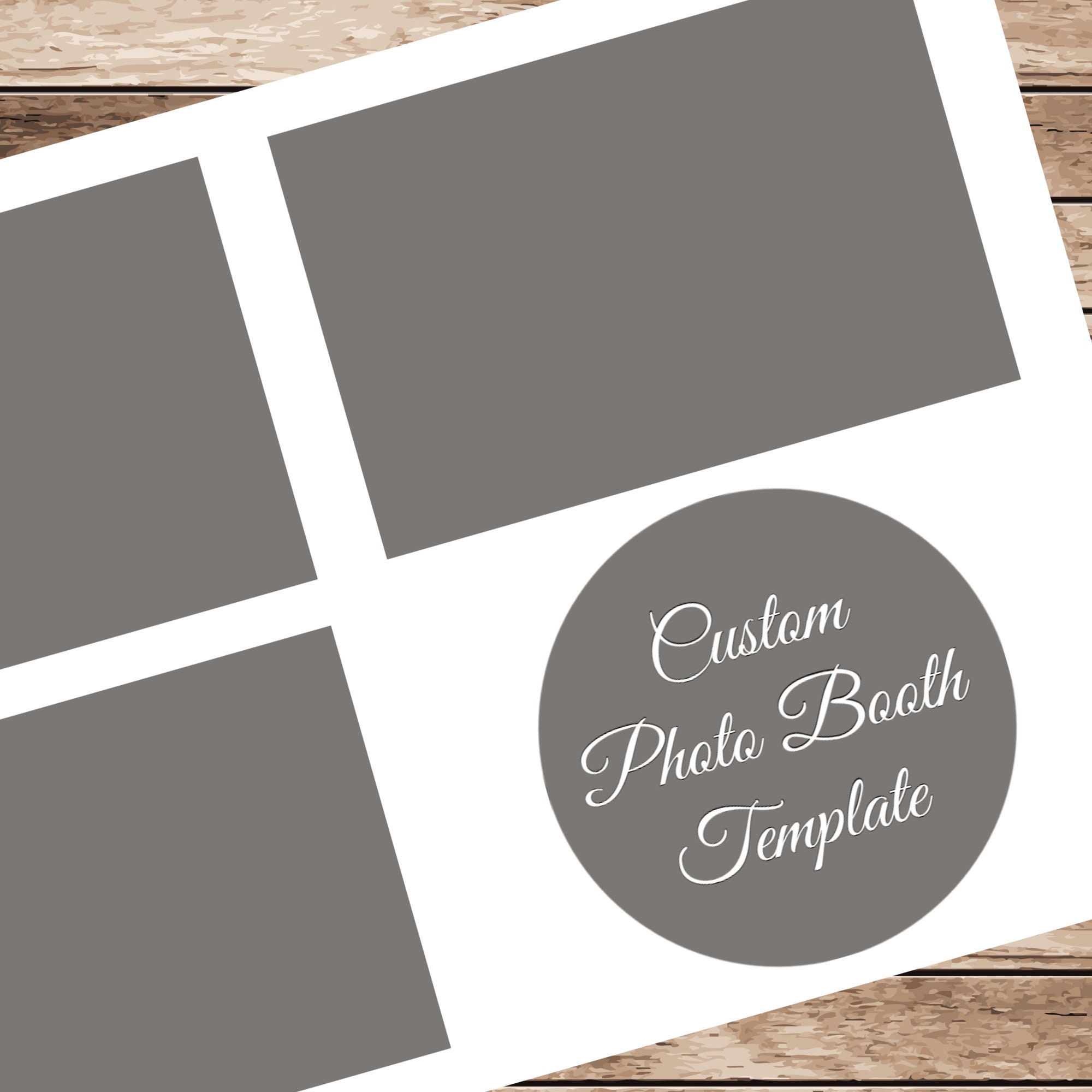Custom 4x6 Photo Booth Template - Etsy