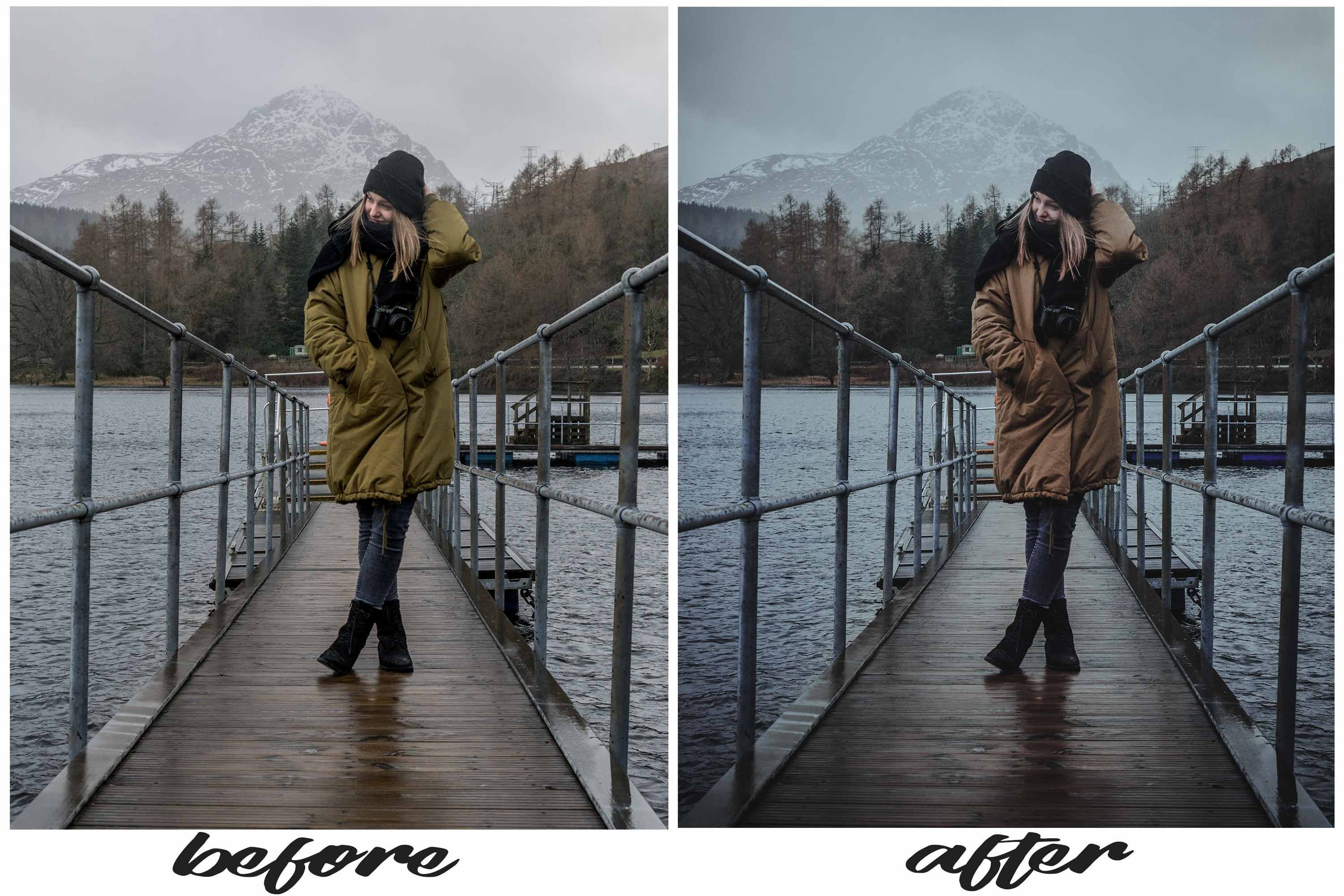 MOODY Mobile Lightroom Preset Pack, Outdoor Preset, Gloomy Preset, Cinematic Look, Instagram ...
