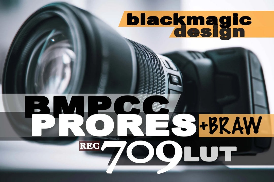BRAW & Prores Luts for Blackmagic Pocket Cinema Camera and Davinci ...