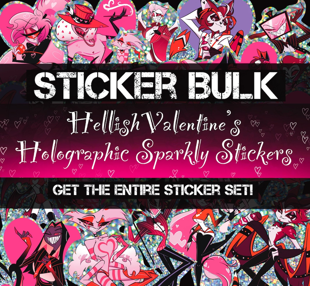Hellish Holographic Sticker BULK - Etsy