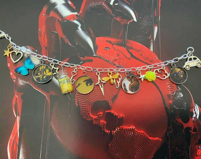 Transformers Bumblebee and Charlie I Ship It Bee Inspired Charm Bangle ...