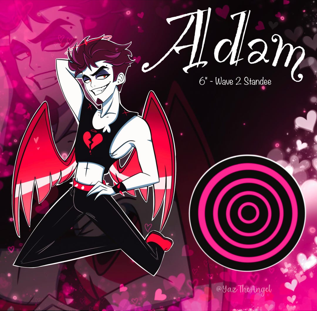 Hellish Valentines Adam Acrylic Standee - Etsy UK