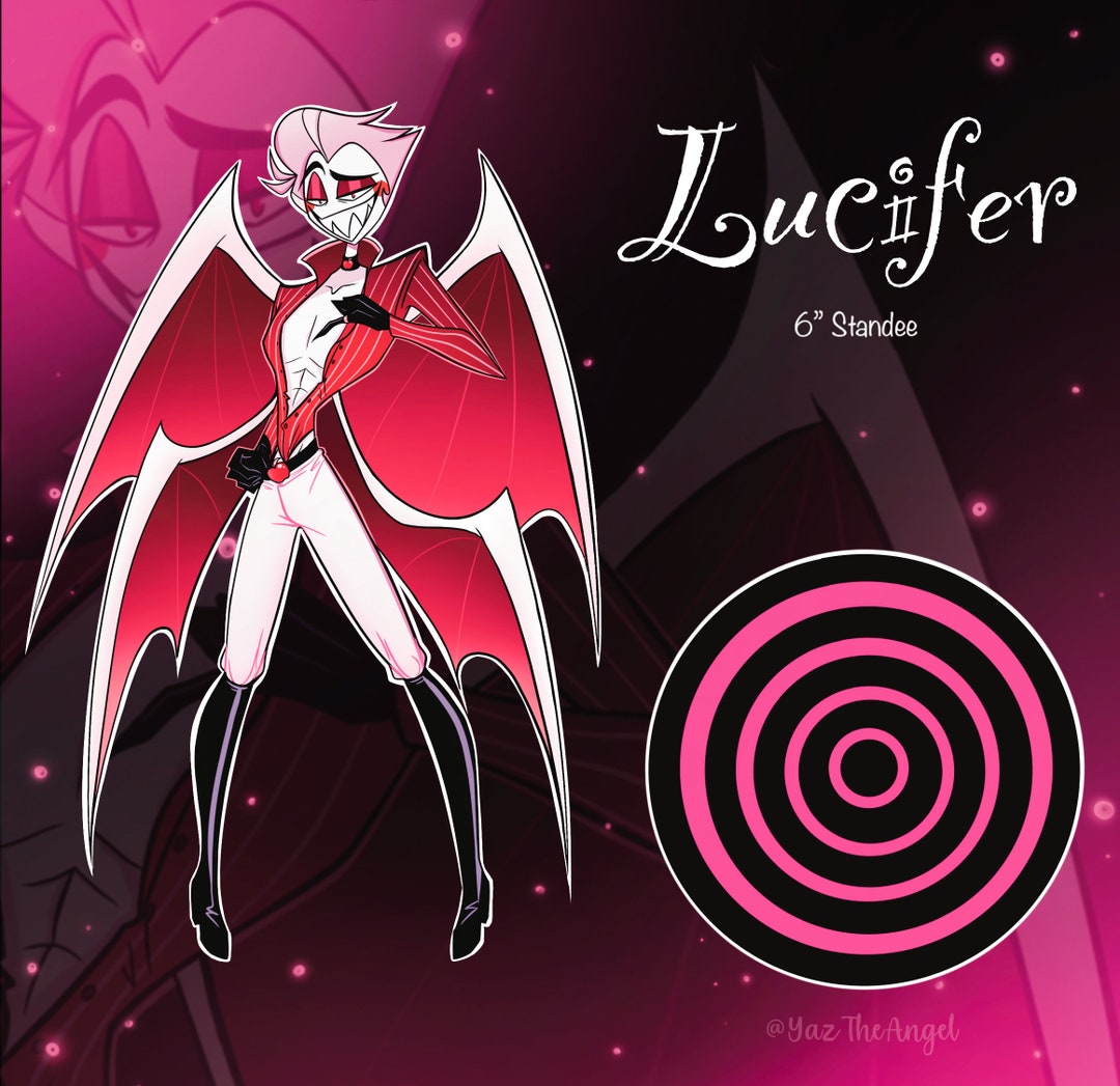 Lucifer Hellaverse Hells Big Apple Daddy Valentine Lucy Inspired Acrylic Standee - Etsy