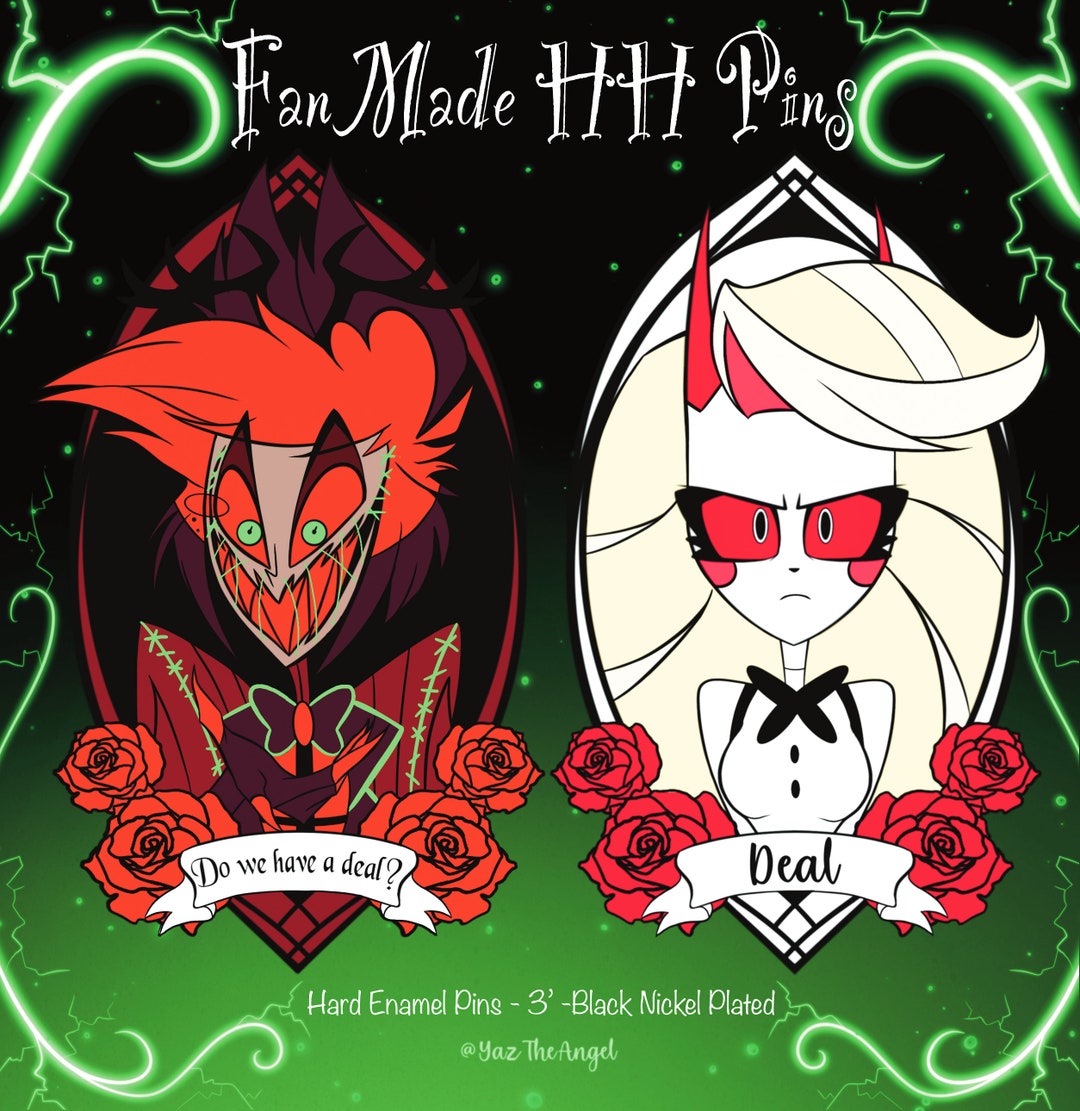Hellish Hells Games Let’s Make A Deal Alastor and Charlie Hard Enamel ...