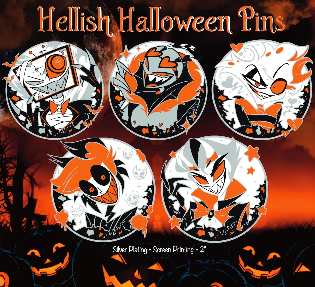 Hellish Halloween Night - Alastor - Vox - Val - Lucifer - Angel Dust ...