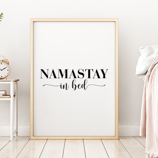Namastay in Bed - Etsy