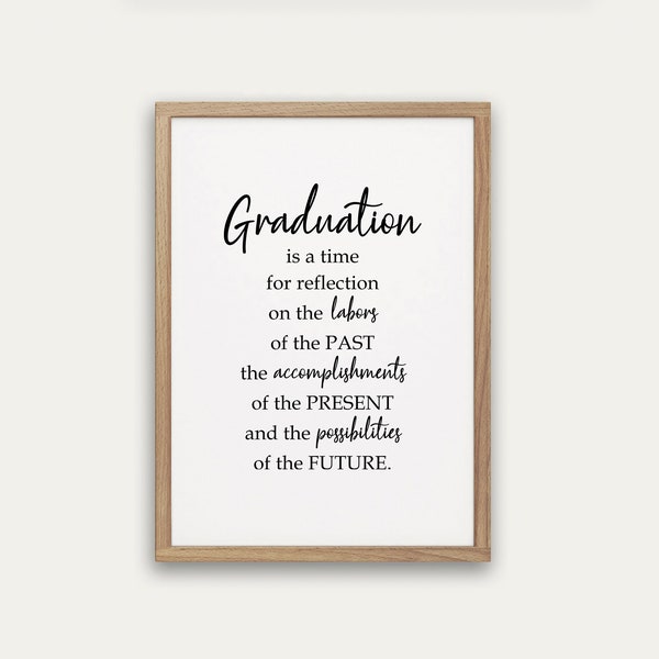 Graduation Quote Wall Decor - Etsy