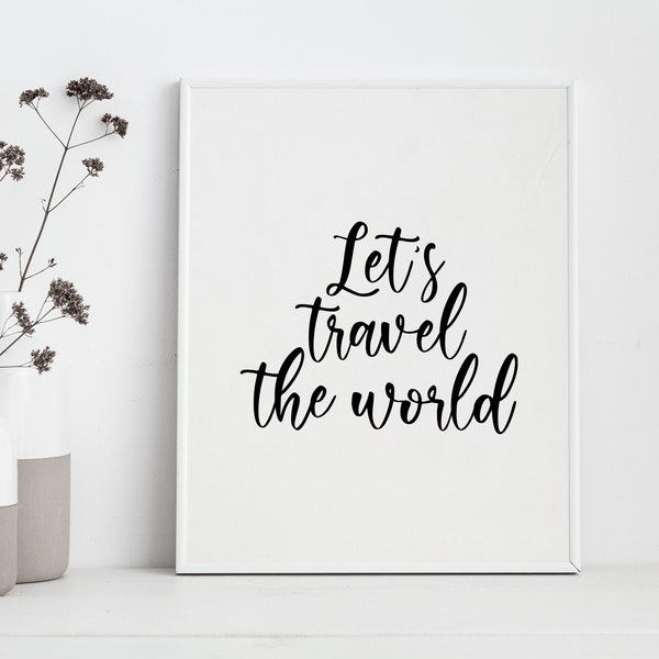 Travel Typography - Etsy