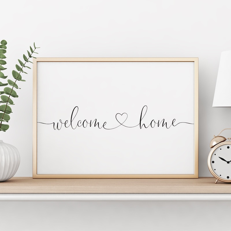 Welcome Home Sign - Etsy