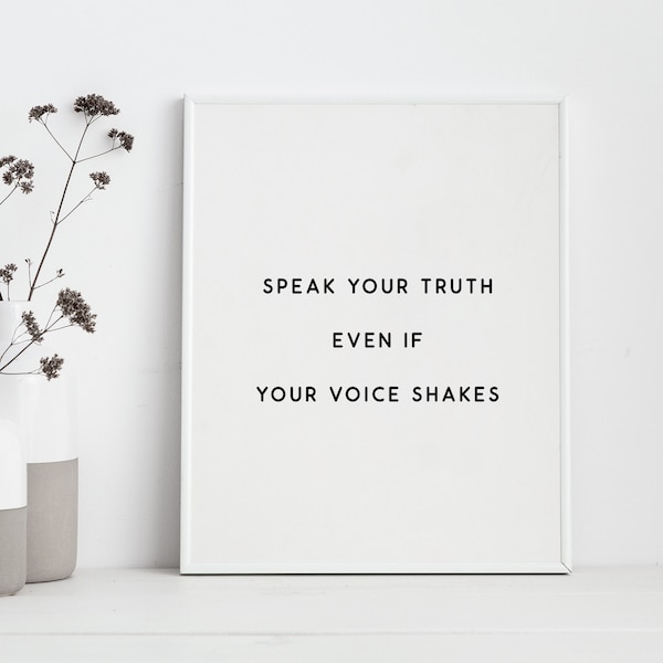 Speak Your Truth - Etsy