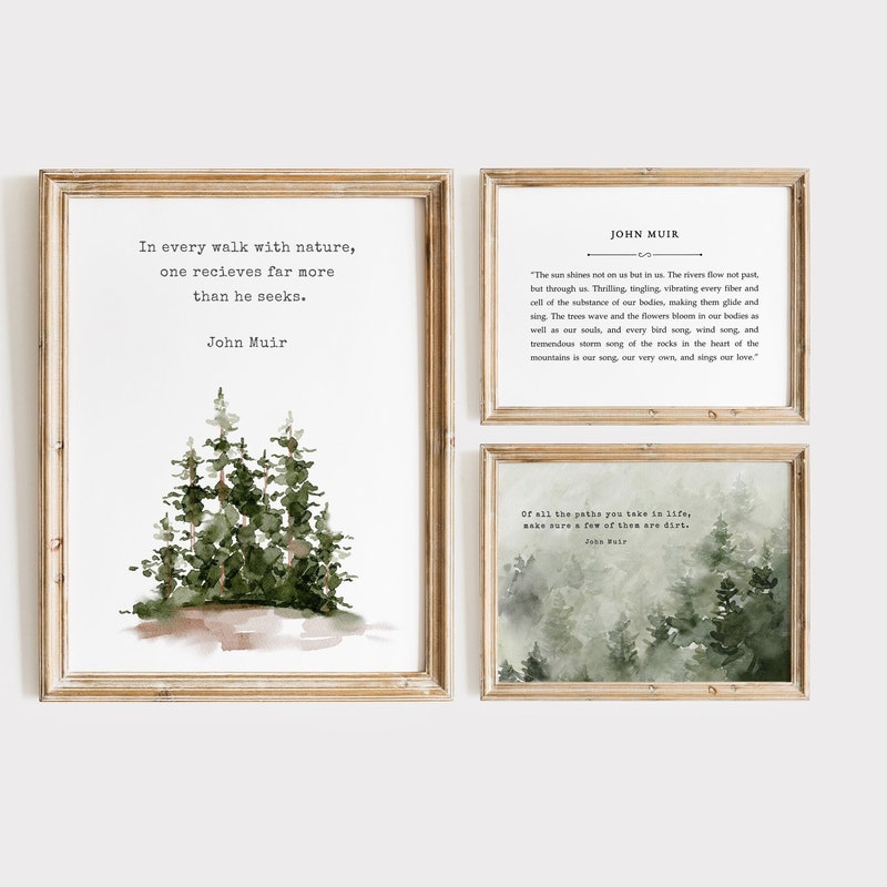 John Muir Quote - Etsy