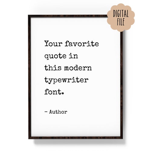 Custom Quote Print Custom Printable Custom Wall Print | Etsy