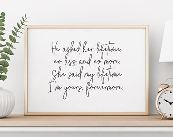 Les Miserables Romantic Quote Print Valentine's Day Wall - Etsy