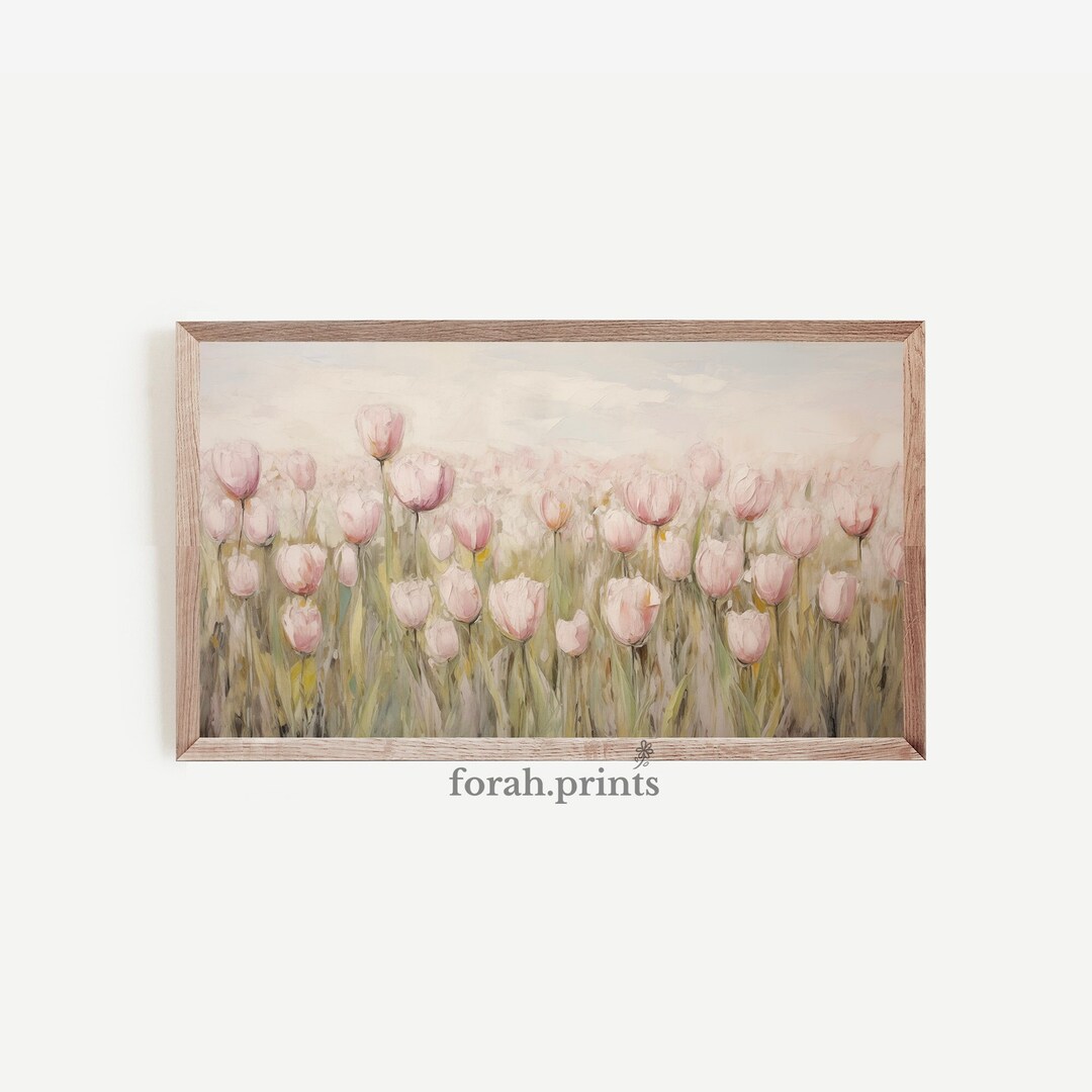 Spring Tulip Field Art for Frame TV (digital Download) - Etsy