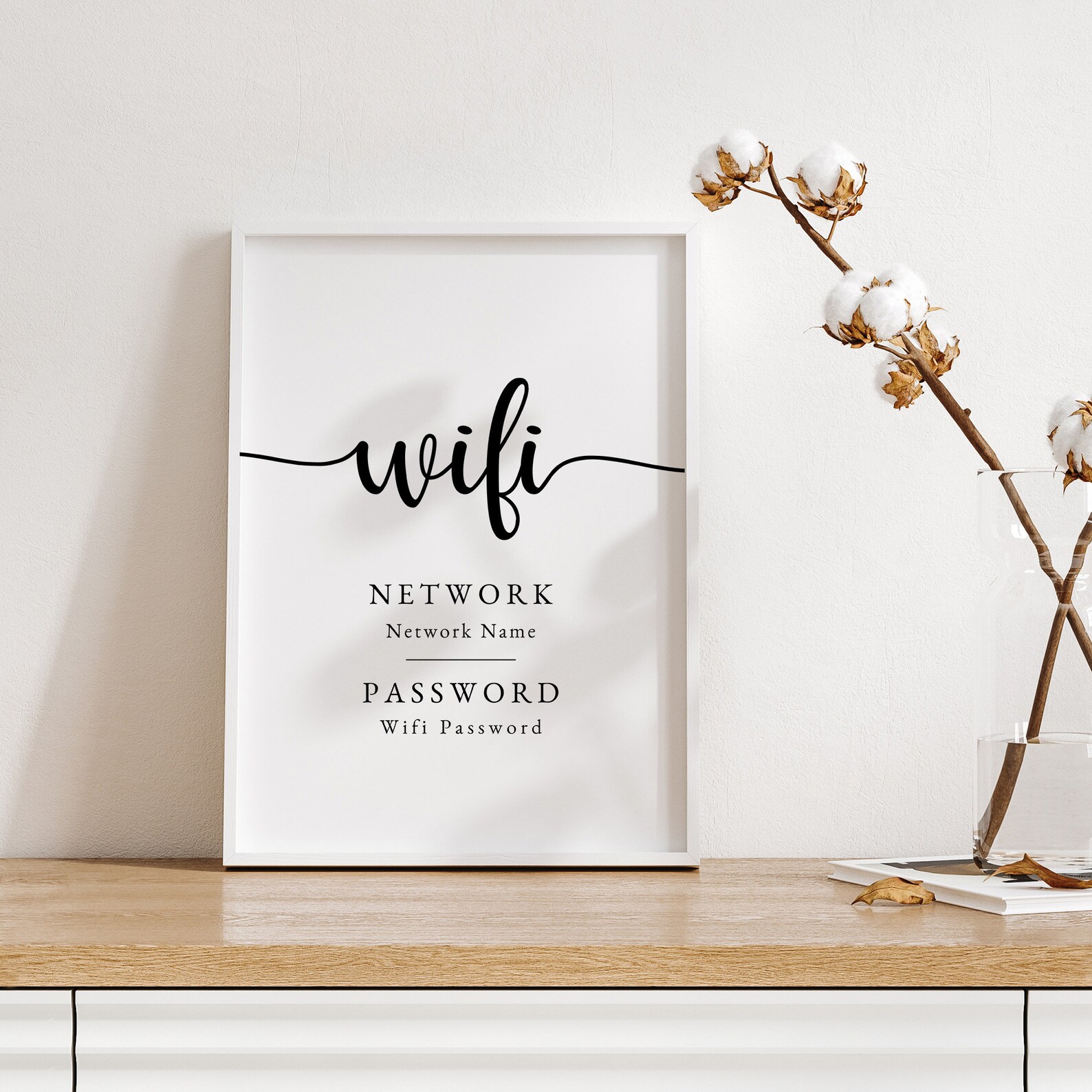 Editable WIFI Password Sign Wifi Sign Editable WIFI Sign | Etsy