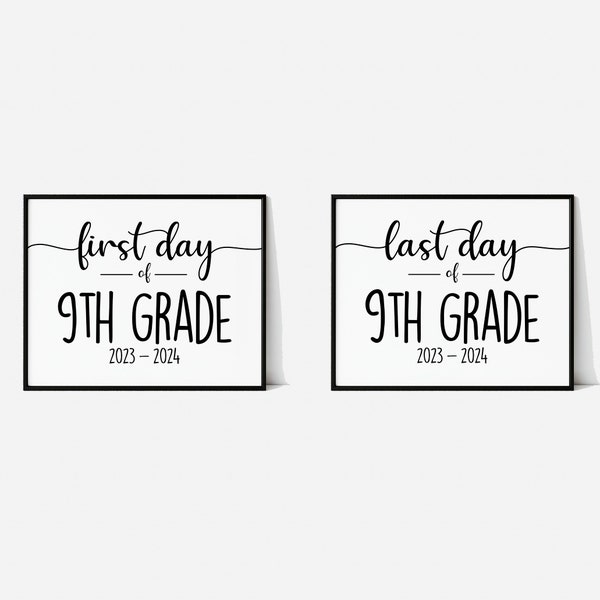 Ninth Grade Sign - Etsy