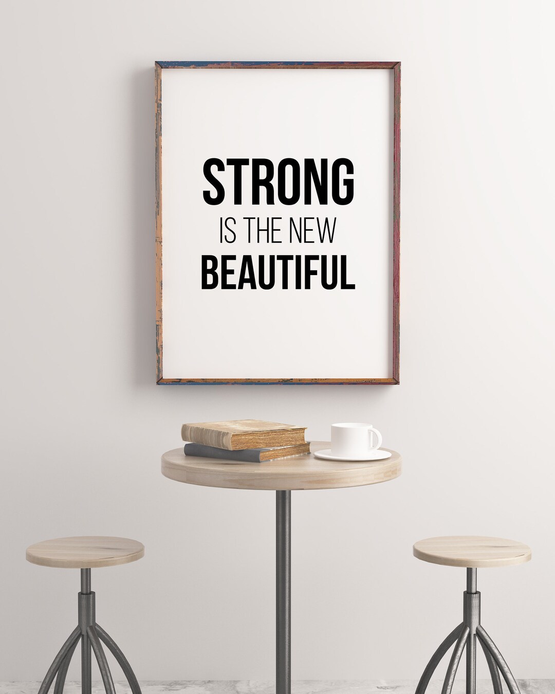 Strong is the New Beautiful | Gym Wall Art | Gym Poster | Gym Prints ...
