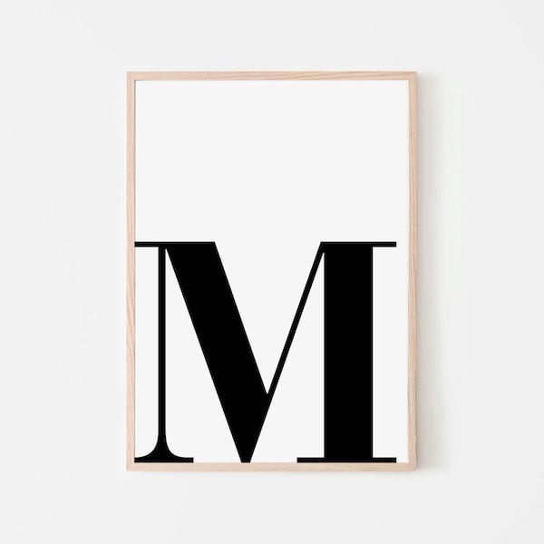 Letter M Print - Etsy
