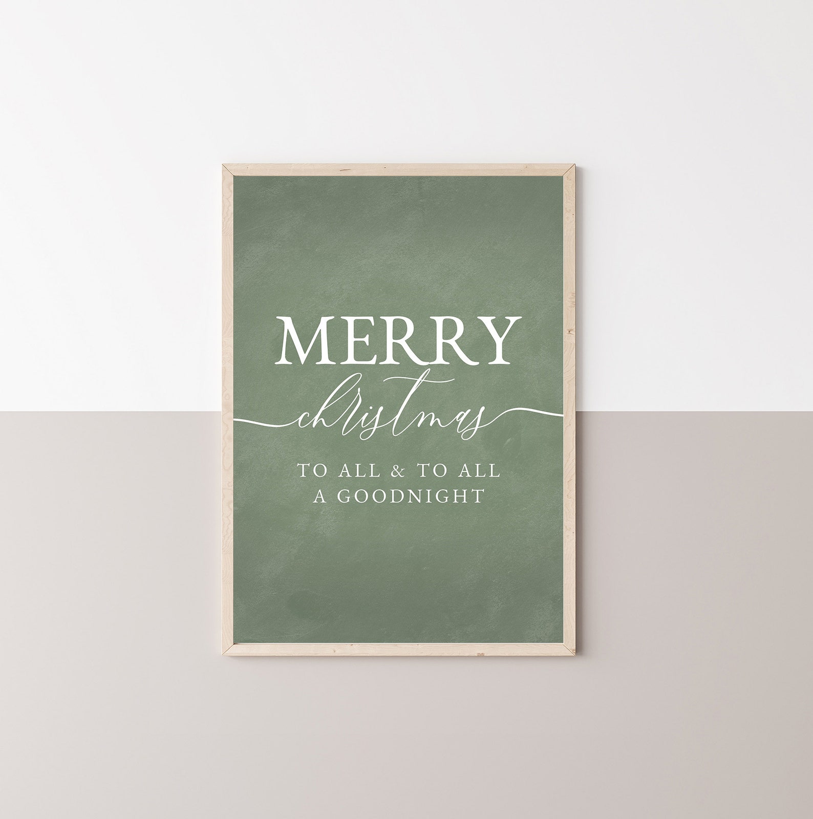 Merry Christmas Sign | Christmas Wall Art | Christmas Printable ...