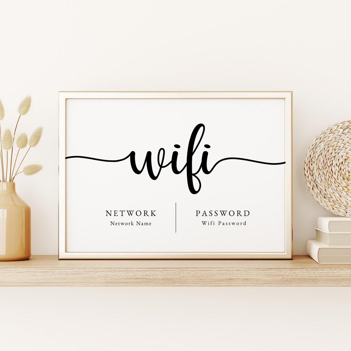 Editable WIFI Password Sign Wifi Sign Editable WIFI Sign | Etsy