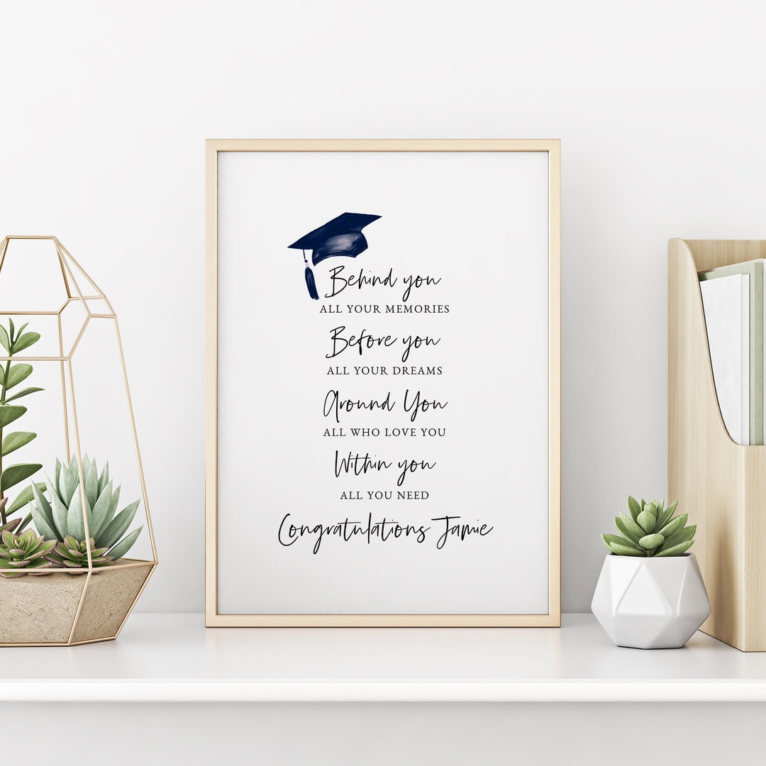 Editable Graduation Quote Print, Grad Gifts, Graduation Gift ...
