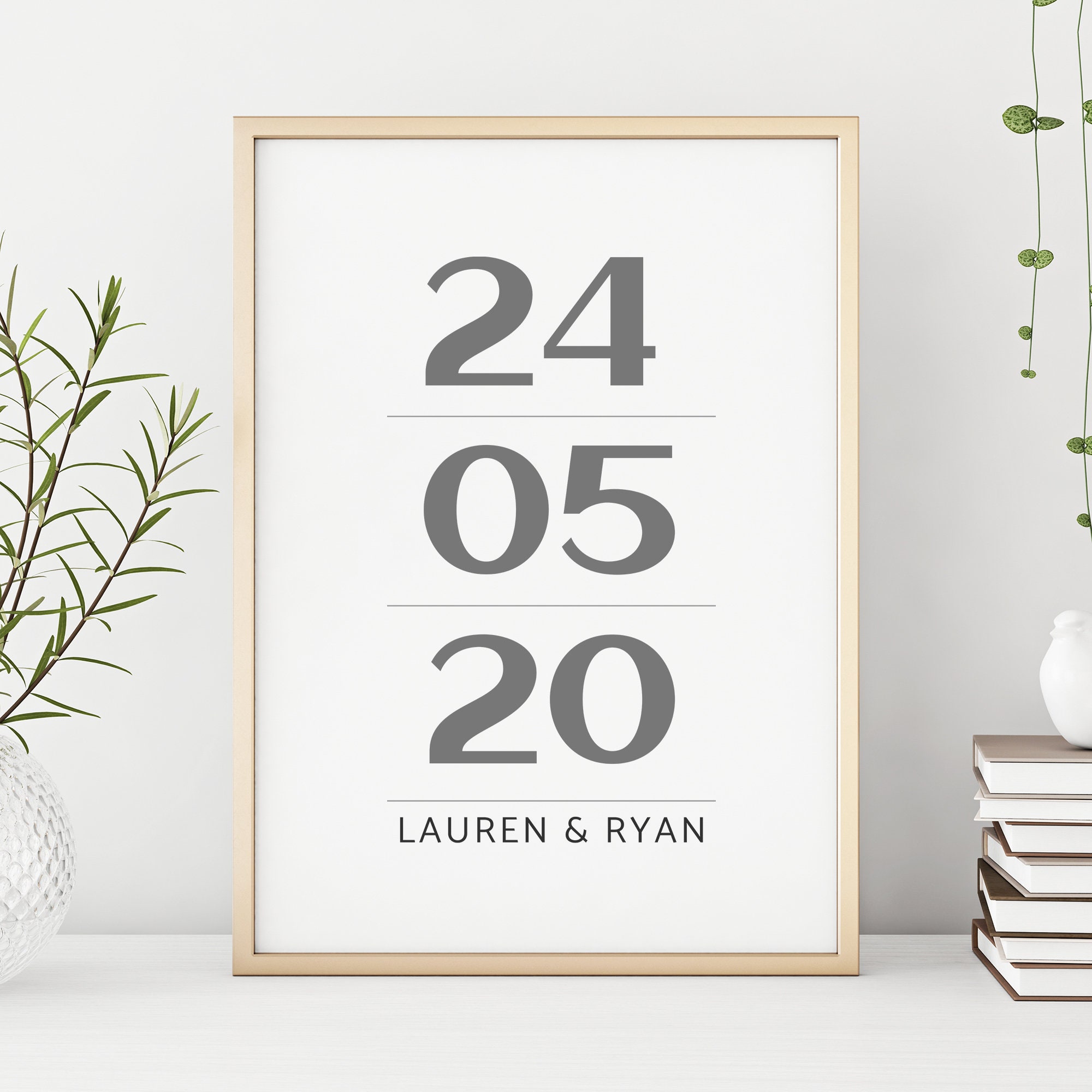 Personalized Date Print Custom Date Print Couples Dates | Etsy
