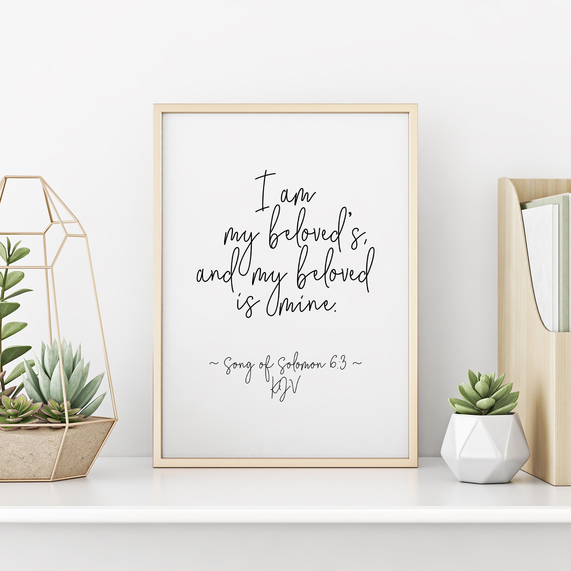Bible Verse Wall Art Print Customize This Digital Print | Etsy